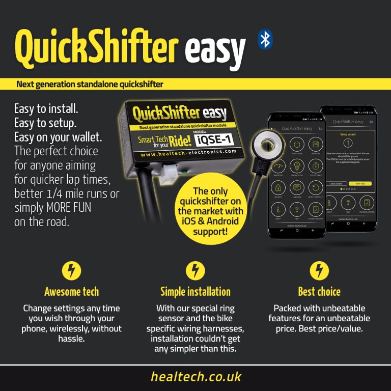 QuickShifter easy kit (iQSE-W1 + QSR harness) - HealTech UK
